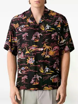 WACKO MARIA Graphic-print Short-sleeve Shirt