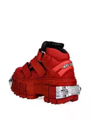 NEW ROCK M-wall285-c14 Touch-strap Platform Boots