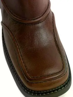 MIISTA Malene Panelled Square-toe Boots