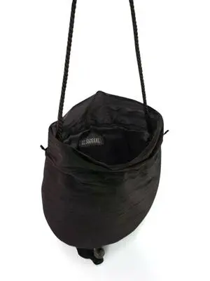 Le Sundial Shantung Tassel Shoulder Bag