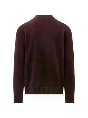 LANEUS Crew-neck Drop-shoulder Sweater