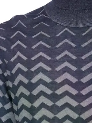 Emporio Armani Lyocell Blend Turtleneck Sweater