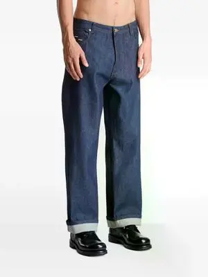 Filling Pieces Raw-denim Straight-leg Jeans