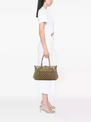 Gucci Gg Canvas Bella Satchel