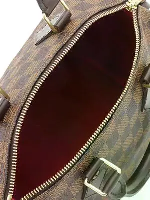LOUIS VUITTON Damier Ebene Speedy Boston Bag - Brown