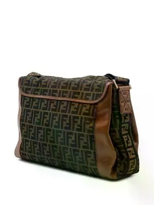 Fendi Zucca Canvas Ff Messenger Bag
