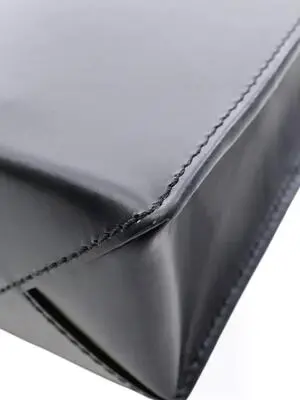 Loewe 2023-2026 Leather Standard A5 Tote Satchel - Black
