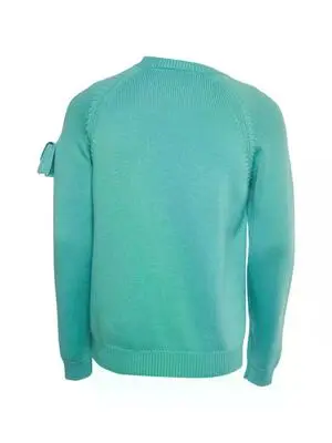 Fendi Wool Baguette Pocket Crew Neck Sweater