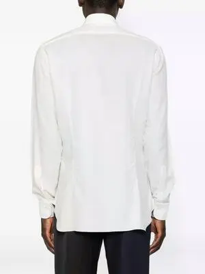 BARBA NAPOLI Spread-collar Long-sleeve Shirt