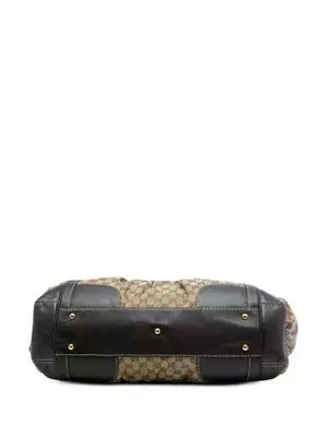 Gucci Gg Canvas And Leather Dialux Queen Tote Bag - Neutrals