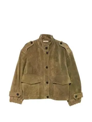 SESSUN Leather Suede Flap-pocket Jacket