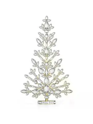 SWAROVSKI Gema Crystal-embellished Christmas Tree Ornament - Gold