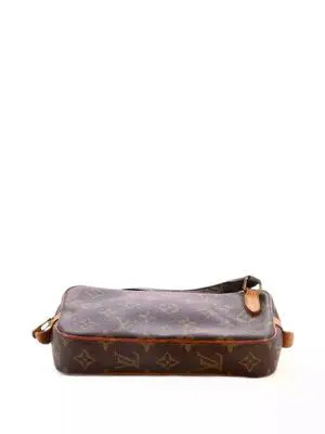 LOUIS VUITTON Monogram Canvas Pochette Marly Bandouliere Cross Body Bag