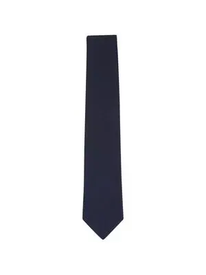 PAOLO ALBIZZATI Herringbone-weave Neck Ties - Blue