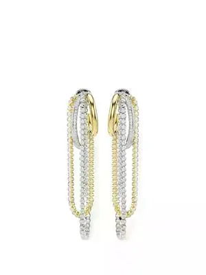 SWAROVSKI Hyperbola Draped Hoop Earrings