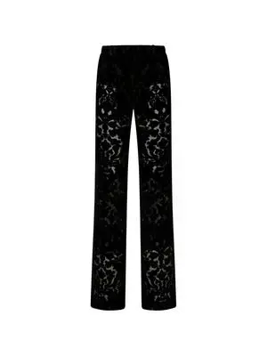 Gucci Floral Devoré Velour Pants