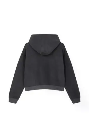 STUDIO TOMBOY Logo-print Cropped Hoodie
