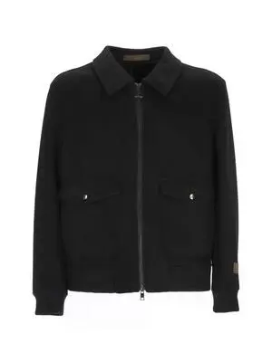 ON THE BUND Zip-up Bomber Jacket