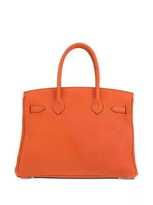 Hermès 2014 30 Birkin Tote Bag - Orange