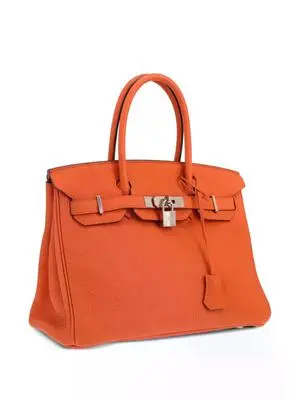 Hermès 2014 30 Birkin Tote Bag - Orange