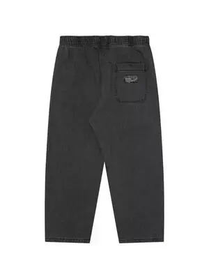AAPE BY *A BATHING APE Moonface Logo-patch Jeans - Black