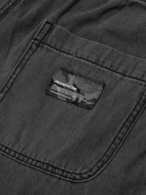 AAPE BY *A BATHING APE Moonface Logo-patch Jeans