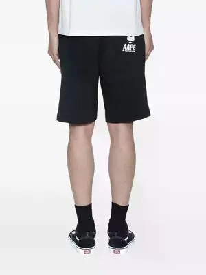 AAPE BY *A BATHING APE Logo-print Chino Shorts