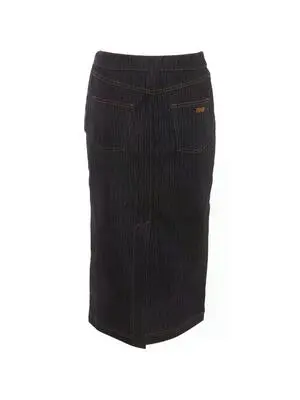 Fendi Jacquard Pencil Midi Skirt
