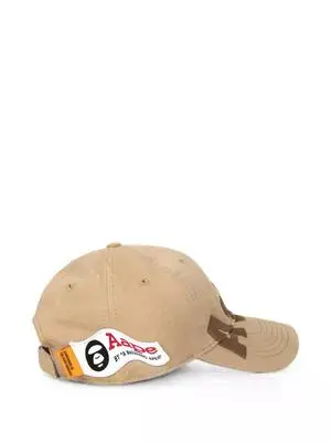 AAPE BY *A BATHING APE Moonface Logo-embroidered Cap