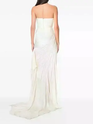 NORINA ST Viva Ruched Strapless Maxi Dress
