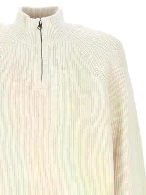 ANERKJENDT Ribbed-knit Quarter-zip Knitwear