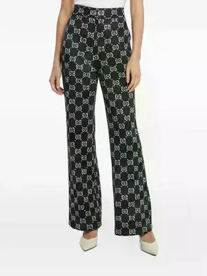 Gucci Gg Monogram Jacquard Trousers