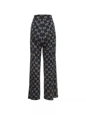Gucci Gg Monogram Jacquard Trousers