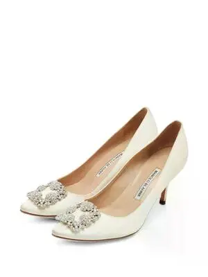 Manolo Blahnik Hangisi Pointed-toe Pumps