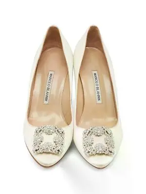 Manolo Blahnik Hangisi Pointed-toe Pumps