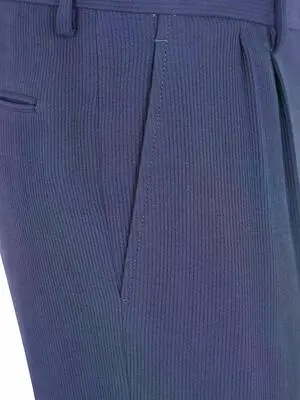 Giorgio Armani Pleated Tailored Trousers - Blue
