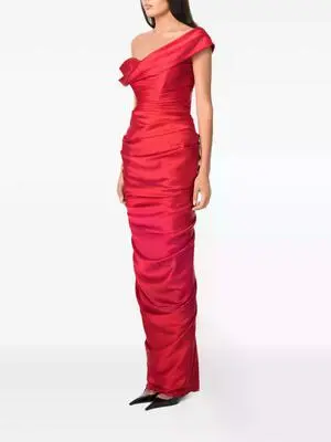 NORINA ST Mia Draped Off-shoulder Maxi Dress