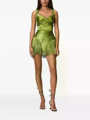 NORINA ST Riva Fringe-trimmed Mini Dress