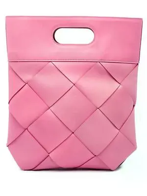 Bottega Veneta 2019-2021 Medium Leather Maxi Intrecciato Slip Tote Bag