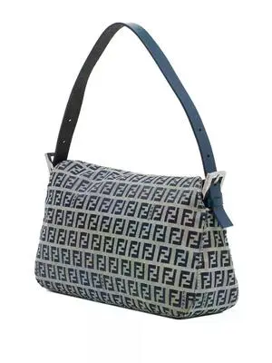 Fendi Zuchino Double Flap Shoulder Bag