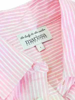 THE LADY AND THE SAILOR Sunday Striped Shirt