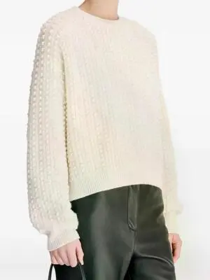 Loulou De Saison Cashmere Bubble-stitch Jumper