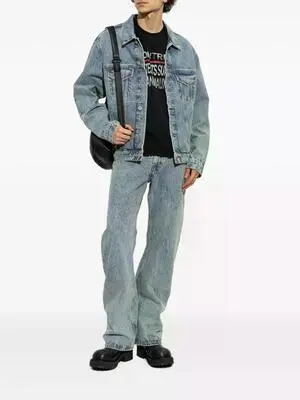 Vetements Graphic-print Denim Jacket