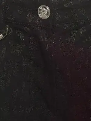 Versace Leopard-print Slim-fit Jeans