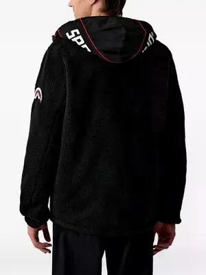 SPRAYGROUND Teddy Bear Fleece Panelled Hoodie