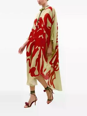Silvia Tcherassi Elea Floral-print Maxi Tunic Dress