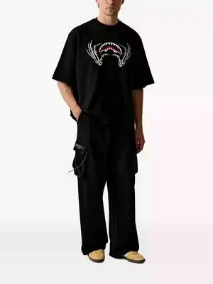 SPRAYGROUND Glow In The Dark Shark Bone Graphic-print T-shirt