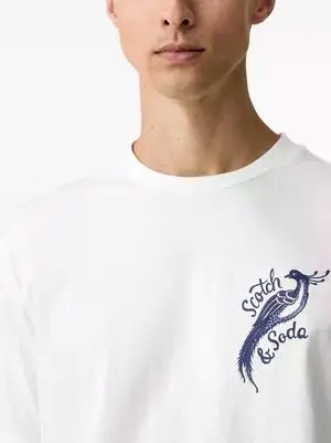 Scotch & Soda X Royal Delft Graphic-print T-shirt - White
