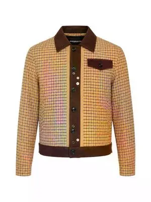 Andersson Bell Check-pattern Tweed Jacket