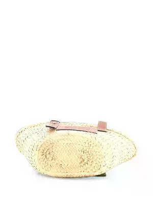 Loewe Small Basket Raffia Tote Bag - Neutrals